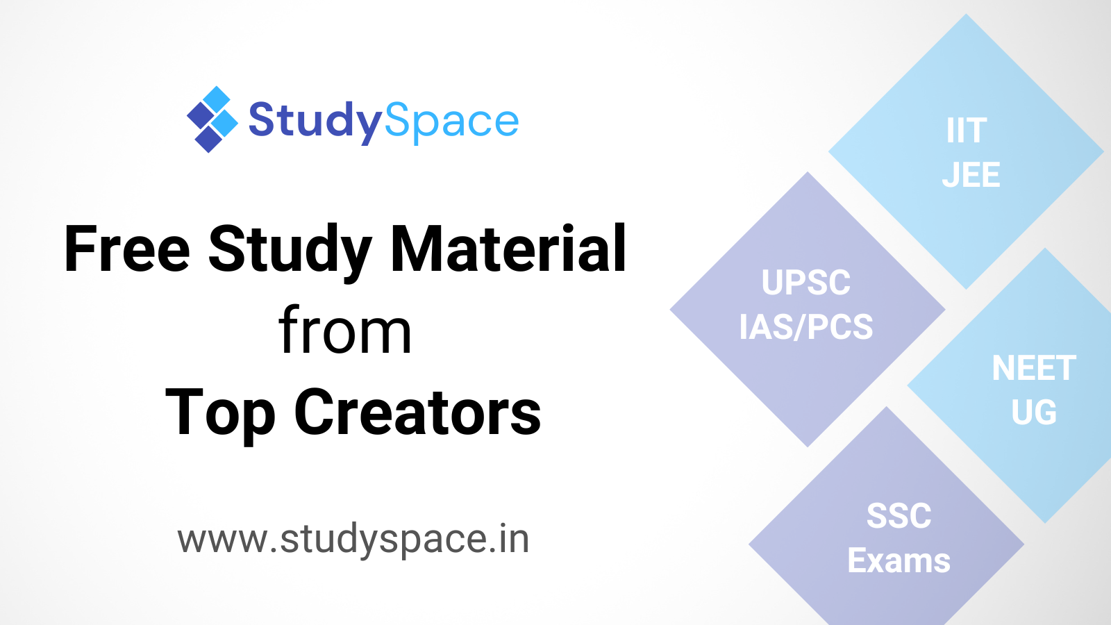 StudySpace - Free Study Material from Top Creators & Institutes